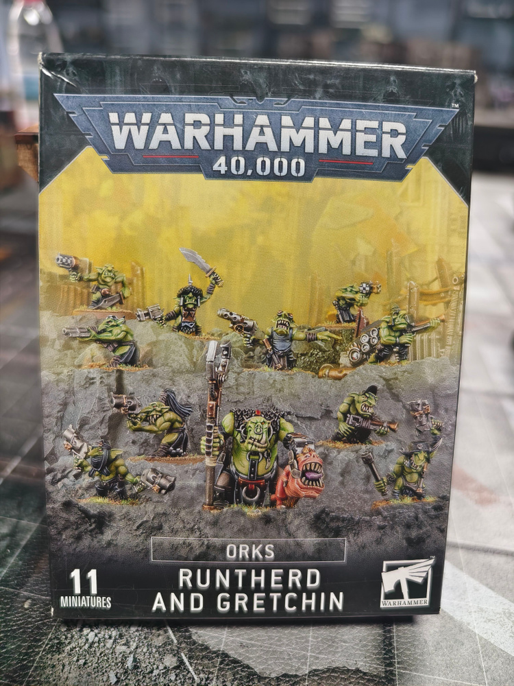 Warhammer 40000 Orks: Runtherd And Gretchin Орки: Рантерд и Гретчин ...