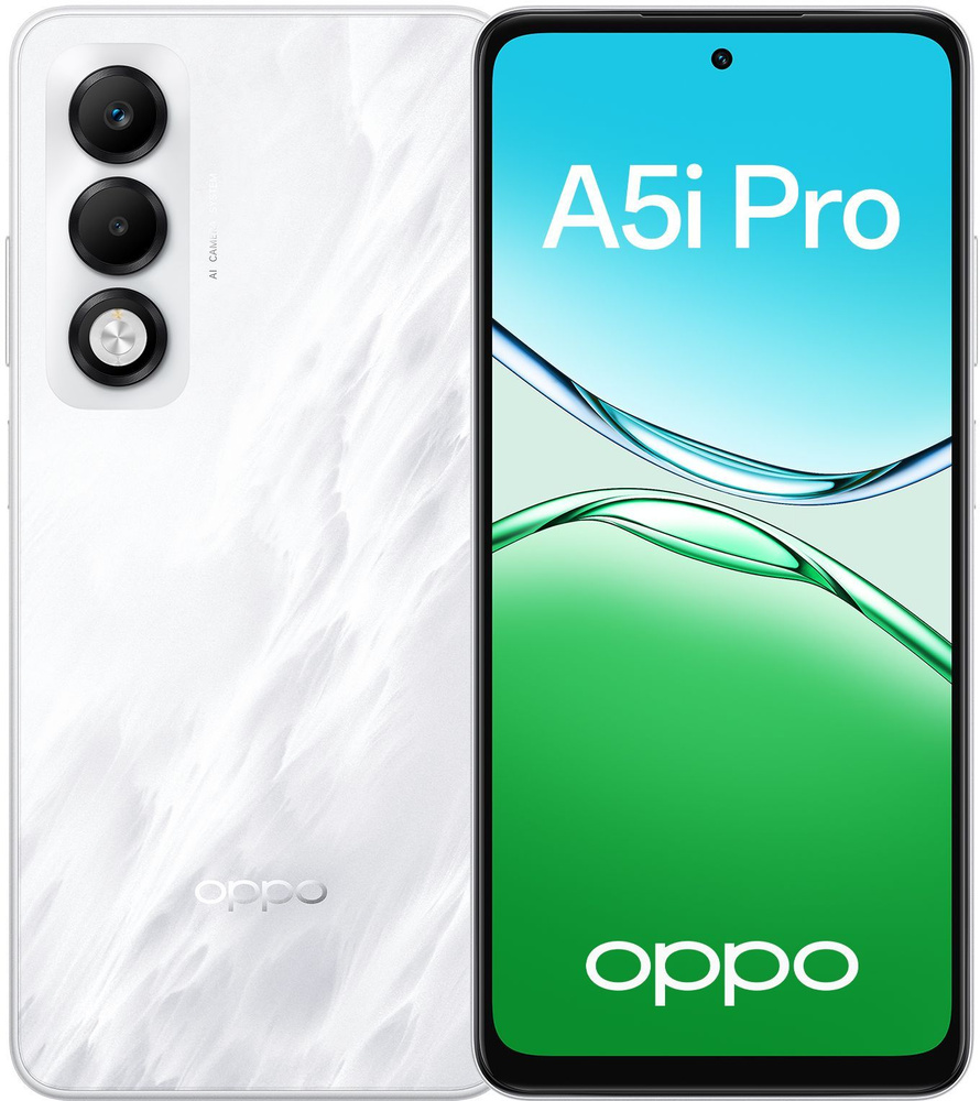 Смартфон OPPO Oppo A5i Pro 128 ГБ 8 ГБ Белый 6.67 IPS - купить c ...