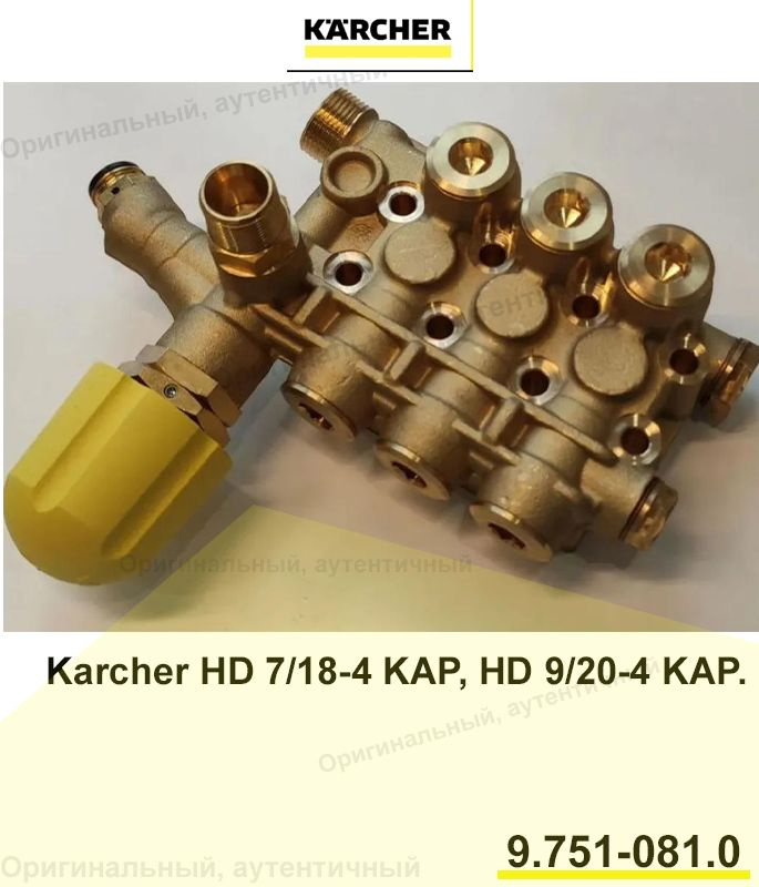 9.751-081.0 Головка блока цилиндров Karcher HD купить на OZON по низкой ...