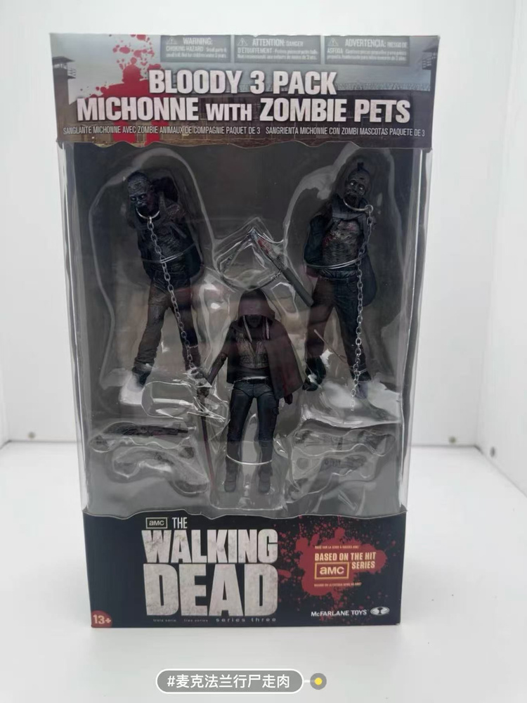 Фигурка MacFarlane Toys Набор The Walking Dead Knife Girl и Pet Zombie ...