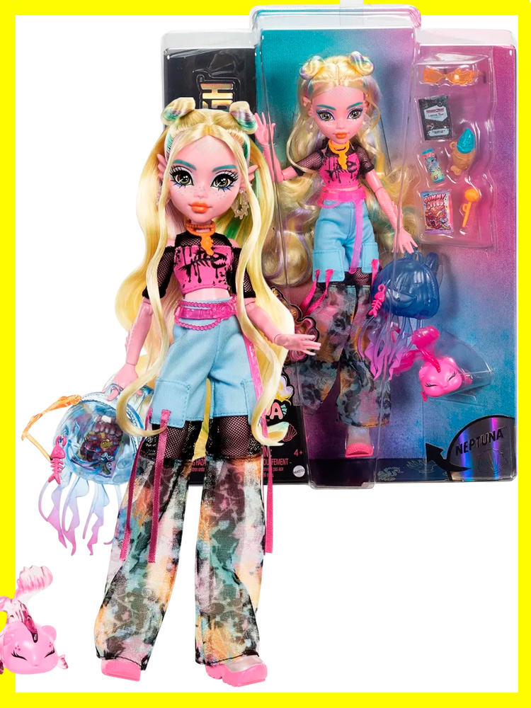 Кукла Монстер Хай Лагуна Блю с питомцем Monster High Lagoona Blue HXH75 ...