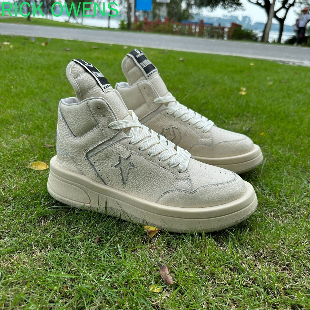 Кроссовки Мужской RICK OWENS Канвас Скейтбординг, размер 35 FIT 1 На любой сезон Шнурки купить c ...