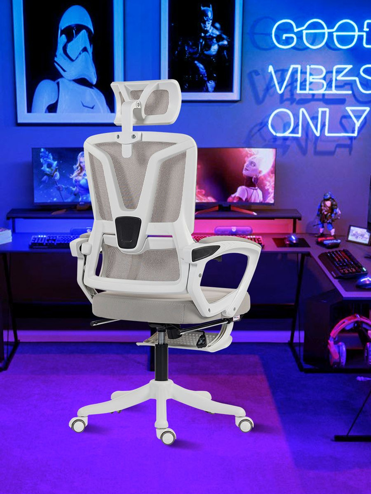 Компьютерное Кресло HICHAIR H799 Эргономичное С Подвешенной Поясничной Поддержкой И Синхронным ...