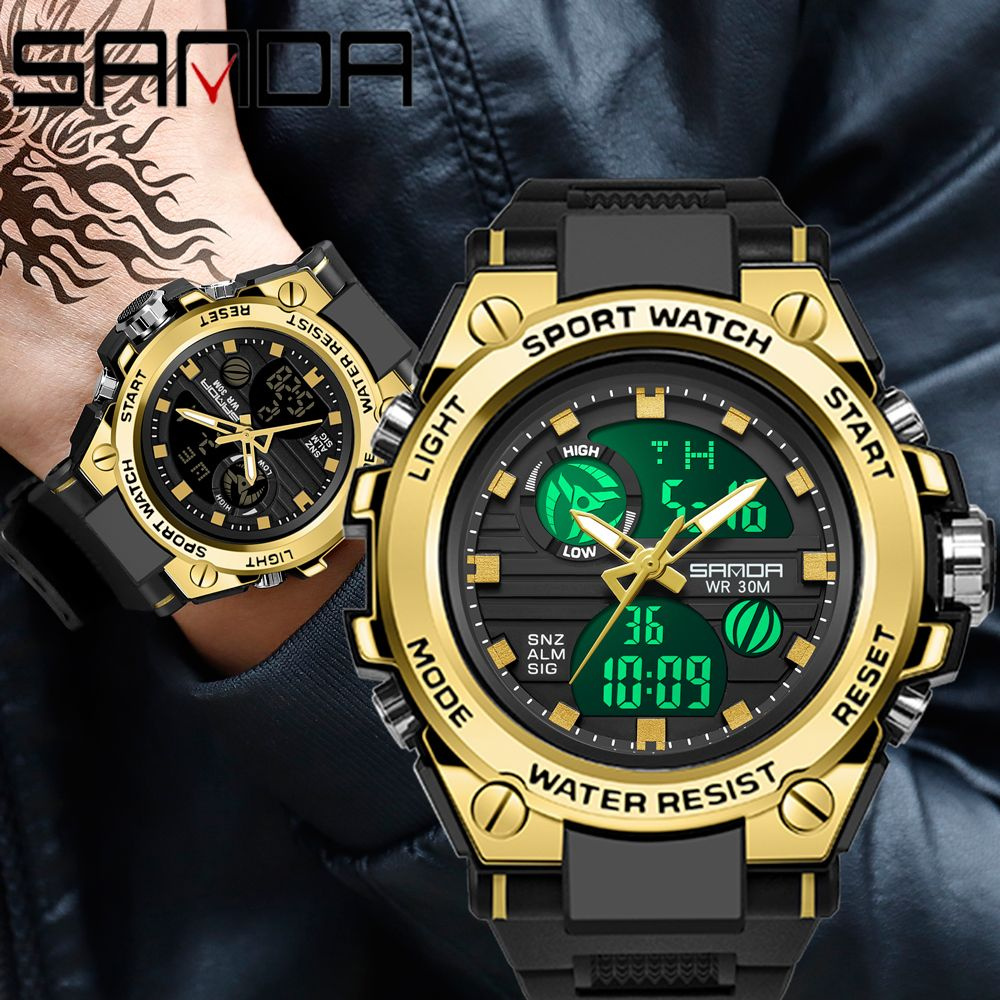 SANDA Часы наручные Кварцевые купить на OZON по низкой цене (2836382934)