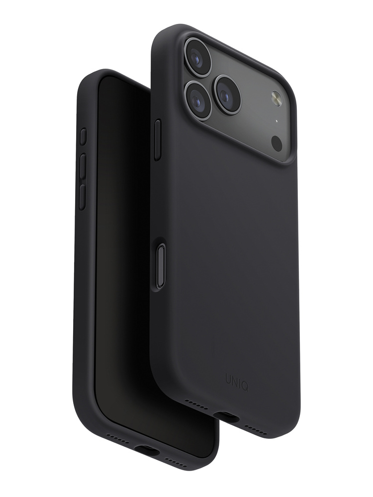 Чехол Uniq на iPhone 17 Pro Max, LINO MagSafe, силиконовый, с эффектом ...