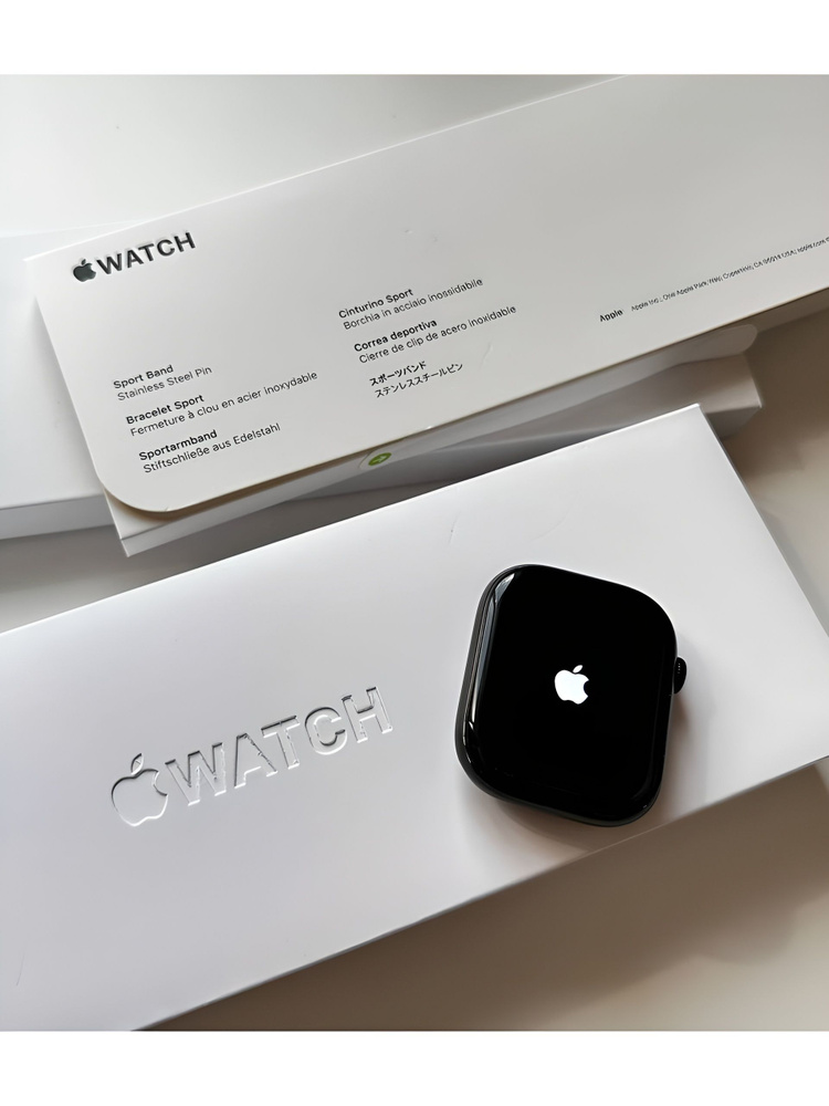 Умные часы Series 9 45mm Smart Watch iOS/Android черные купить на OZON по низкой цене (2315238444)