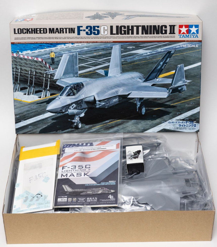 Tamiya 61127 1/48 Локхид Мартин F-35C Лайтнинг II купить на OZON по ...