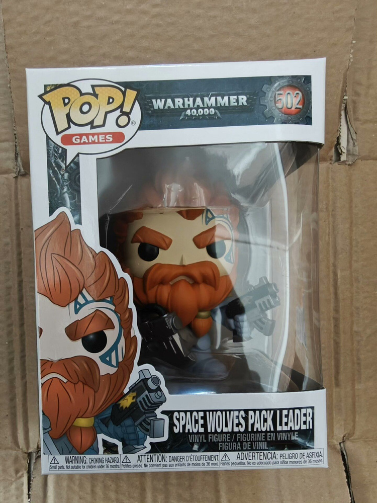 Фигурка Funko POP! Warhammer 40K Space Wolves Pack Leader #502Warhammer ...