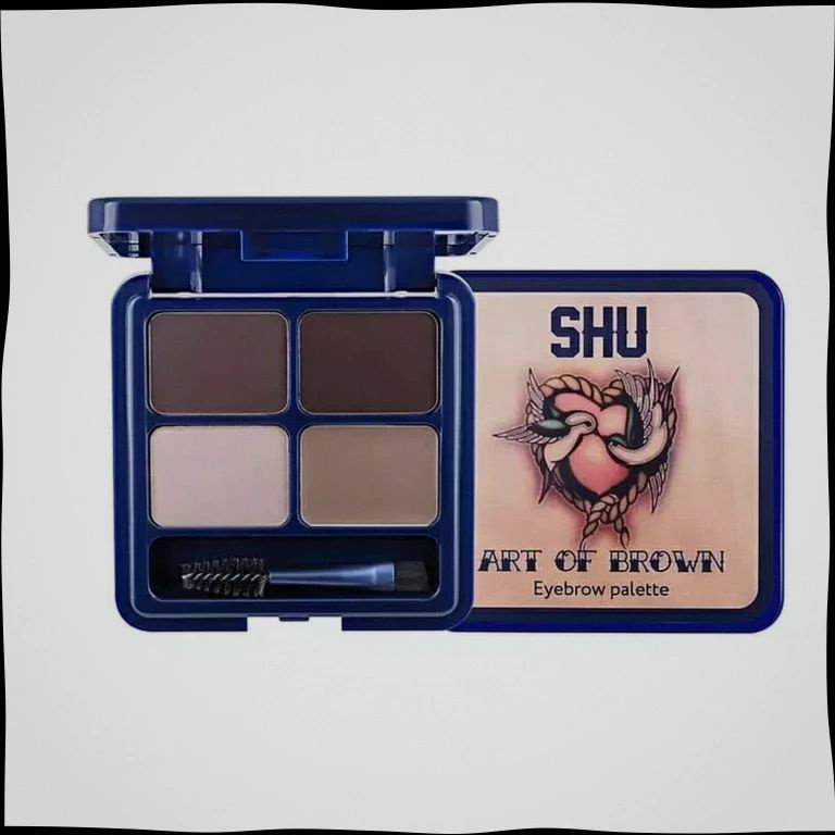 SHU EYEBROW PALETTE ART OF BROWN SHU № 202 dark brown, Палетка для ...