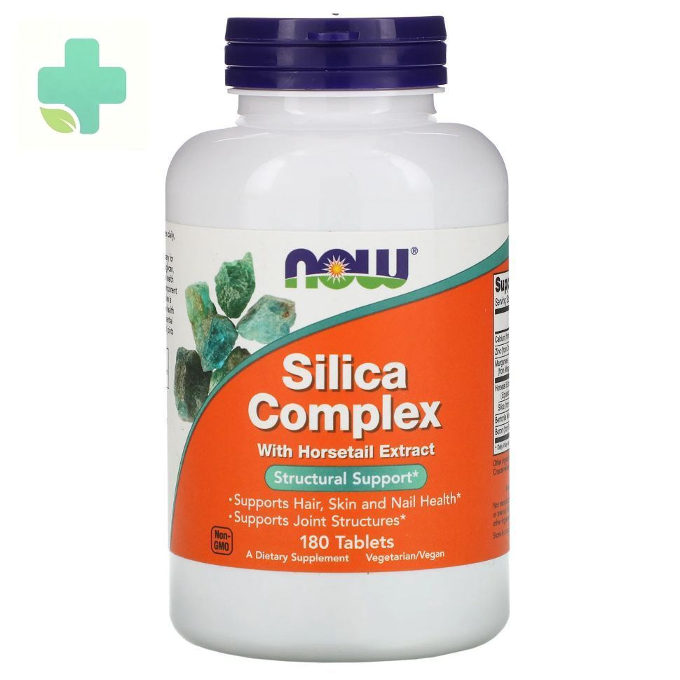 NOW Силика комплекс 180таб (SILICA COMPLEX 180 TABS) купить на OZON по ...