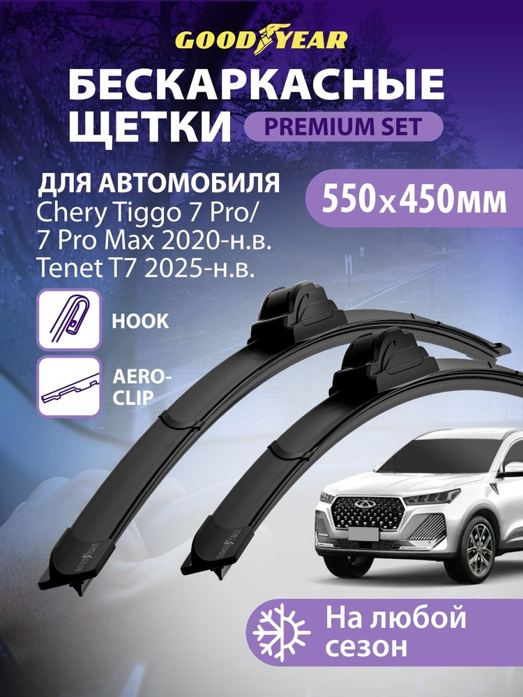 Дворники Chery Tiggo 7 Pro (Чери тигго 7 про) 2020-н.в., Chery Tiggo 7 ...