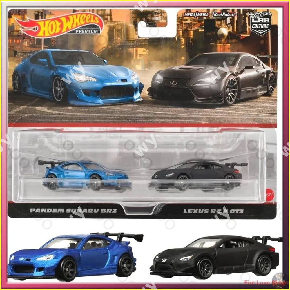 Машинка коллекционная Premium 2 Pack PANDEM SUBARU BRZ & LEXUS RC F GT3 ...