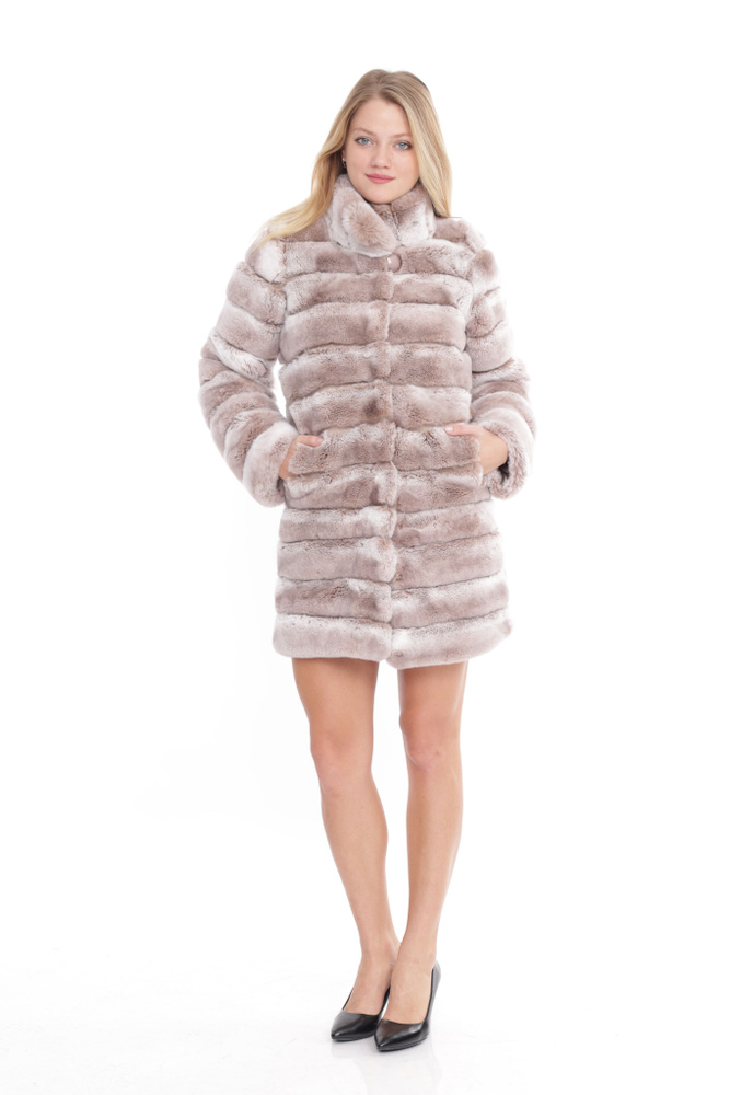 Шуба натуральная Женский Samuel Rhawi Мех натуральный Мех, Воротник ...