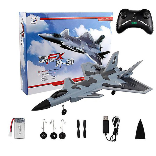 Радиоуправляемый самолет Fei Xiong J-20 RTF 2.4G - FX830-GREY купить на ...