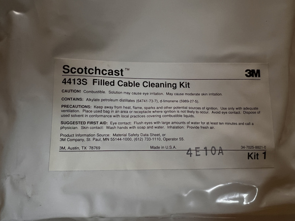 Очиститель гидрофобного кабеля Scotchcast 4413-S купить на OZON по ...