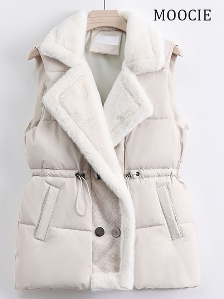 Жилет Женский MOOCIE белый Политекс, размер 50, 52 Повседневный Полиэфирное волокно Китай купить ...