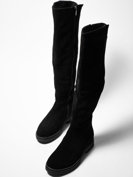 Ботфорты Женский LUKME, размер 37 черный Зима 7 Платформа Молния купить c доставкой на OZON по ...