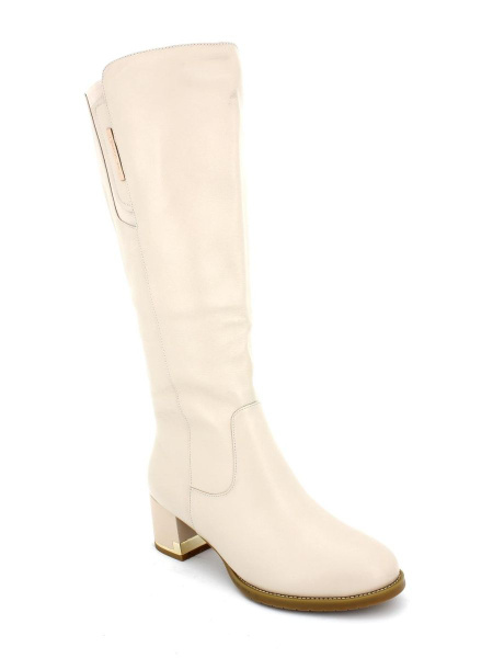 Сапоги Женский Ascalini, размер 42 бежевый Зима 9 Стандартный средний (до 9 см) Россия купить c ...