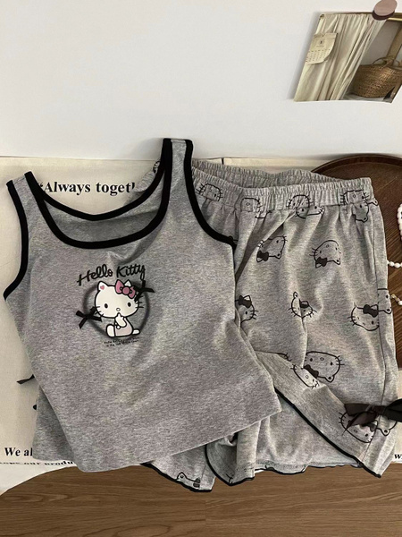 Комплект одежды Женский YIFU HOME Домашний серый, размер 54 Лавсан Китай На любой сезон купить c ...