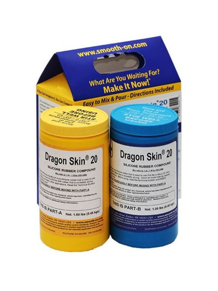 Dragon Skin 20 (A+B) 900 гр. Полупрозрачный силикон для форм купить на ...