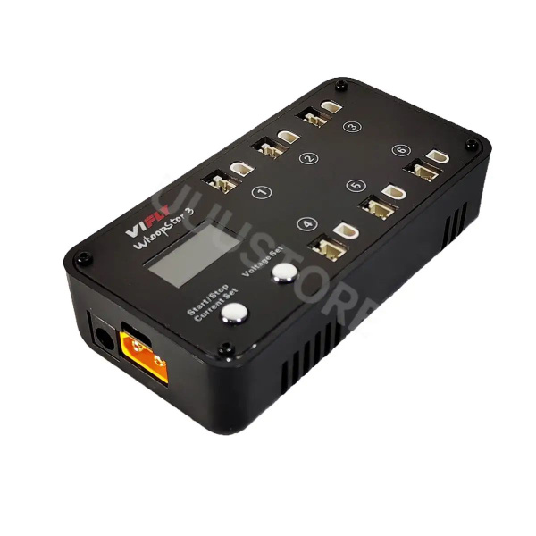 Новый VIFLY WhoopStor 3 V3 6 порт 1S LIPO LiHV аккумулятор для зарядки ...