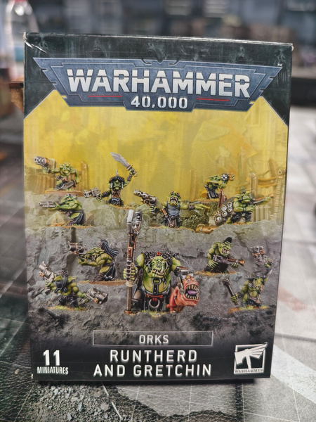 Warhammer 40000 Orks: Runtherd And Gretchin Орки: Рантерд и Гретчин ...