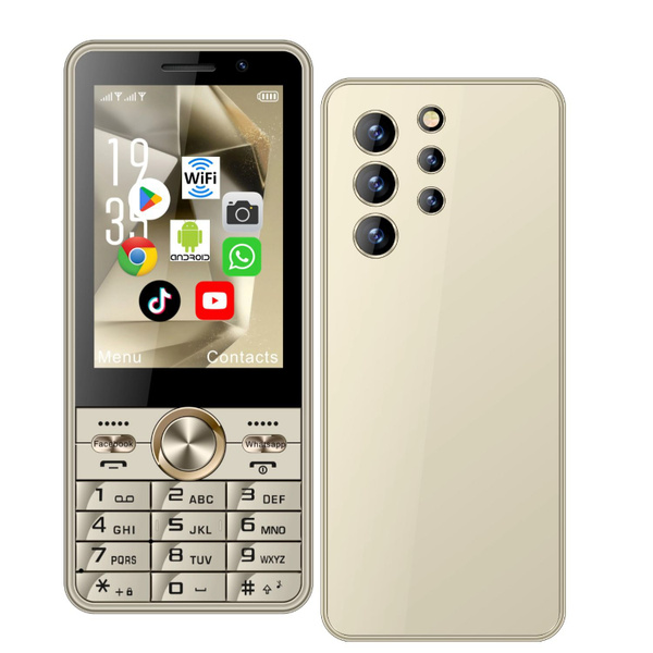 Мобильный телефон Смартфон кнопочный 4G GPS и видеозвонками ，Андроид ...