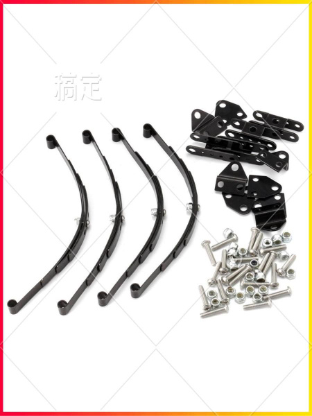 4Pcs 1/10 Leaf Springs Set HighLift Chassis совместим с D90 RC Crawler ...