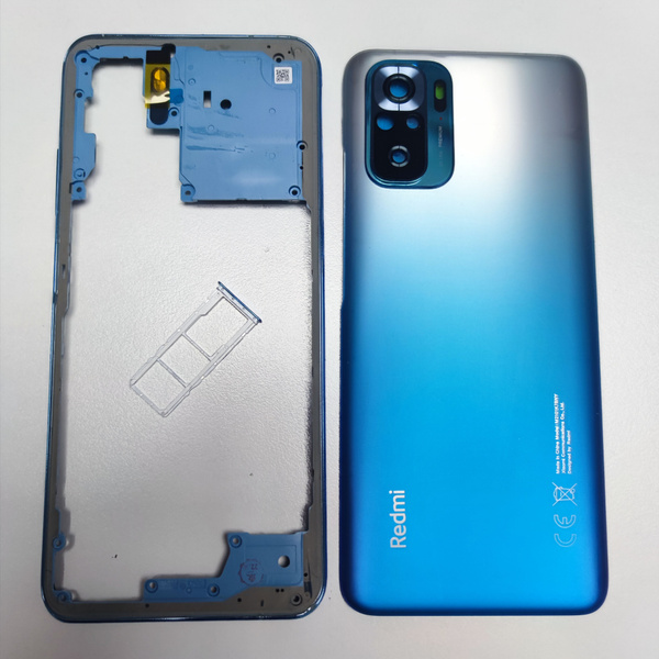 Полный корпус для Redmi Note 10 M2101K7AG / Note 10s M2101K7BG (задняя ...