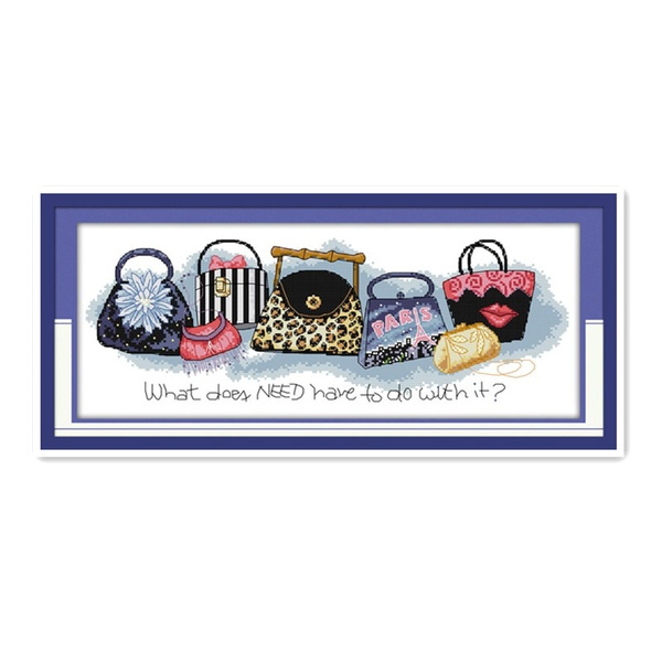 Набор для вышивания крестом Joy Sunday NKF Always be short of a bag ...