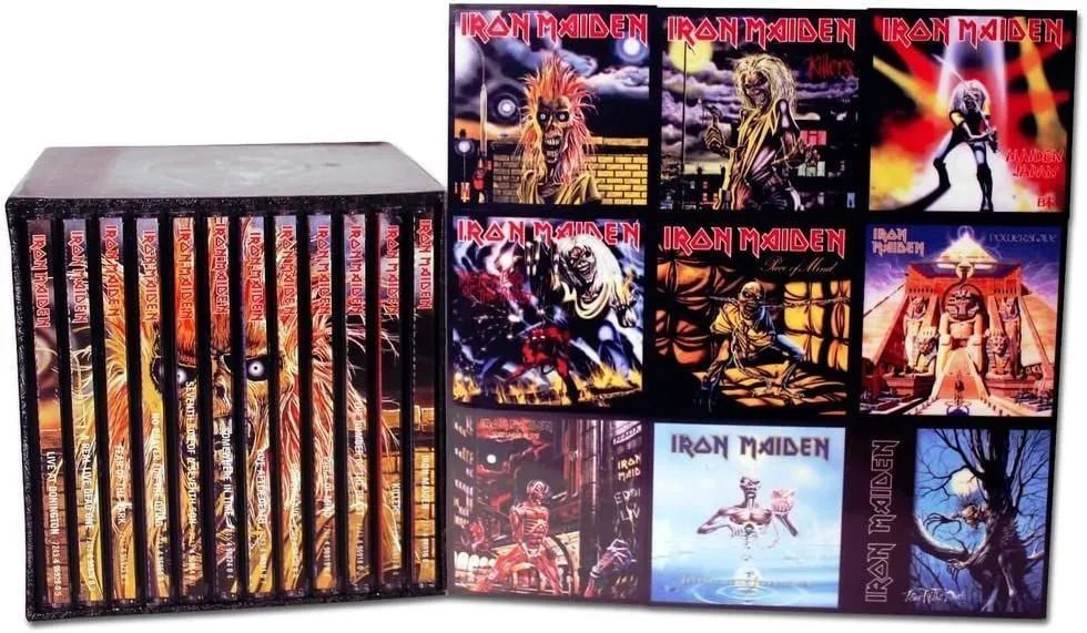 Высококачественный музыкальный компакт-диск,Iron Maiden Eddie's Box Set ...