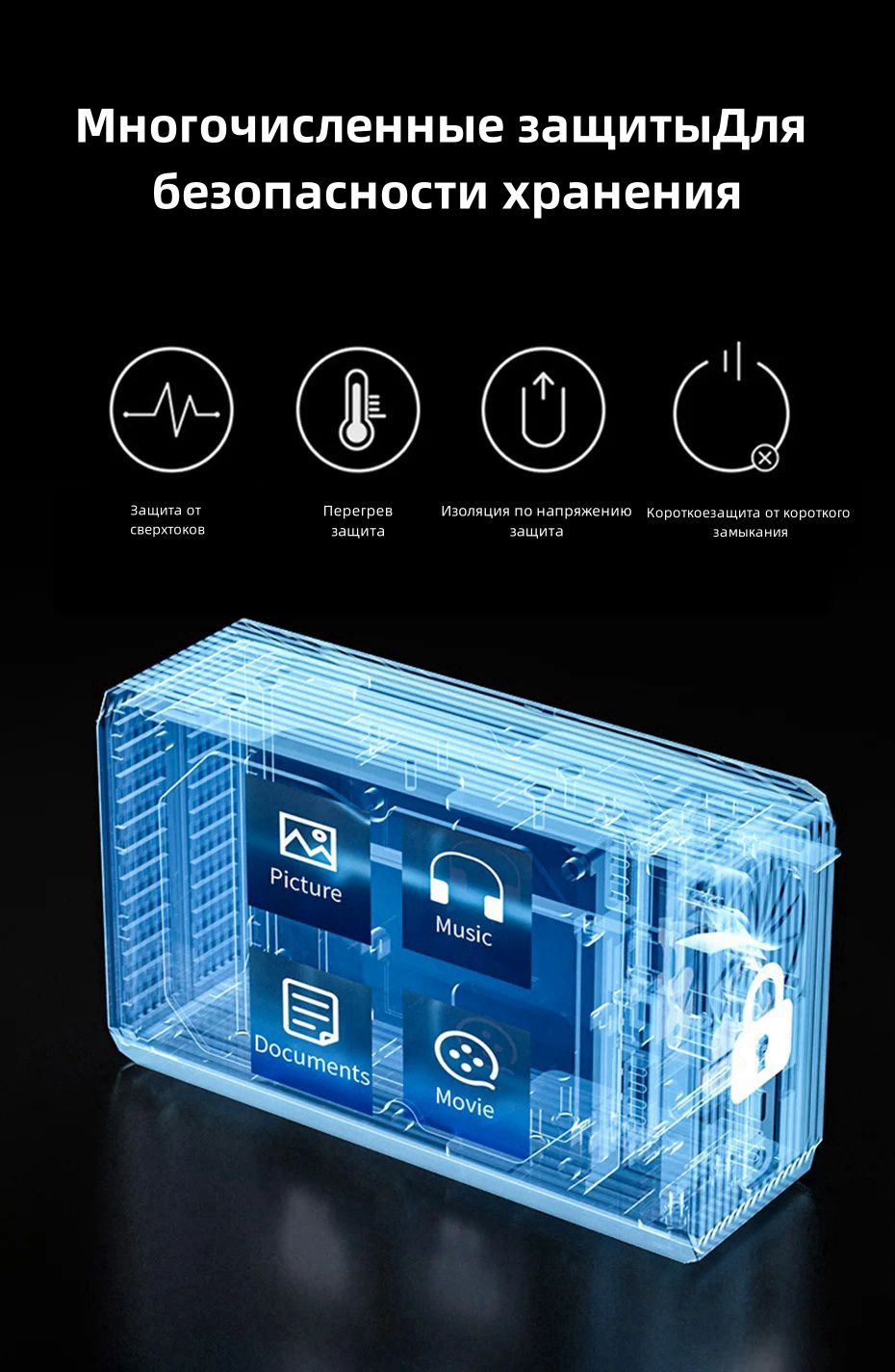 Корпус для жесткого диска Acasis EC-7352 USB-C с двумя отсеками 2,5 / 3 ...