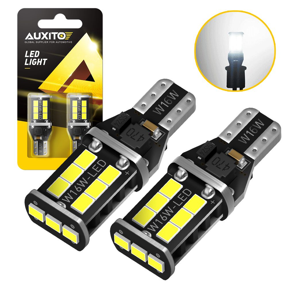 Лампа автомобильная AUXITO 12 В, 2 шт. 15E-YL W16W купить c доставкой ...