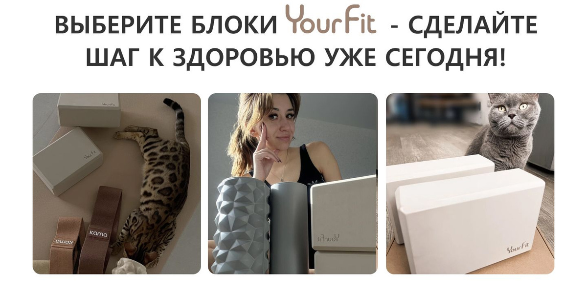 Блоки для йоги, 2 штуки / YourFit / EVA купить на OZON по низкой цене (1717828966)