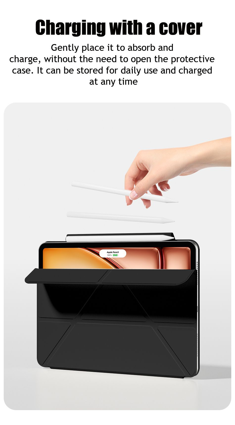 Чехол для iPad 10 10.9(2022),iPad 11(A16,2025), Y-образный трехскладной магнитный чехол купить ...