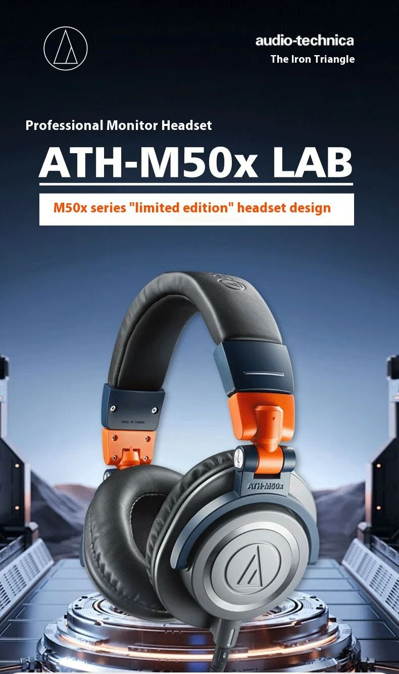 Наушники Полноразмерные Audio-Technica ATH-M50x_ATH-M50x LAB Проводное 38 ATH-M50xLAB купить c ...