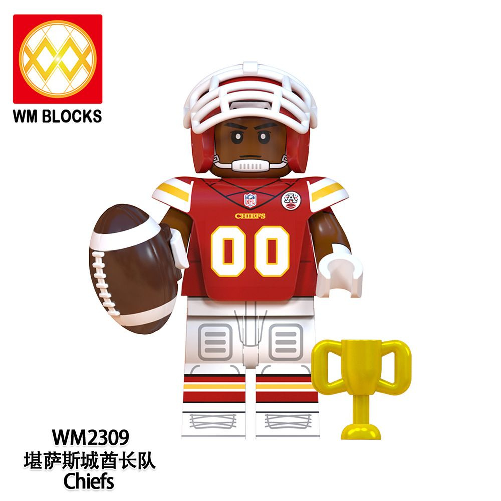 Сборные фигурки NFL: Сан-Франциско 49ers, Филадельфия Иглз и Канзас ...