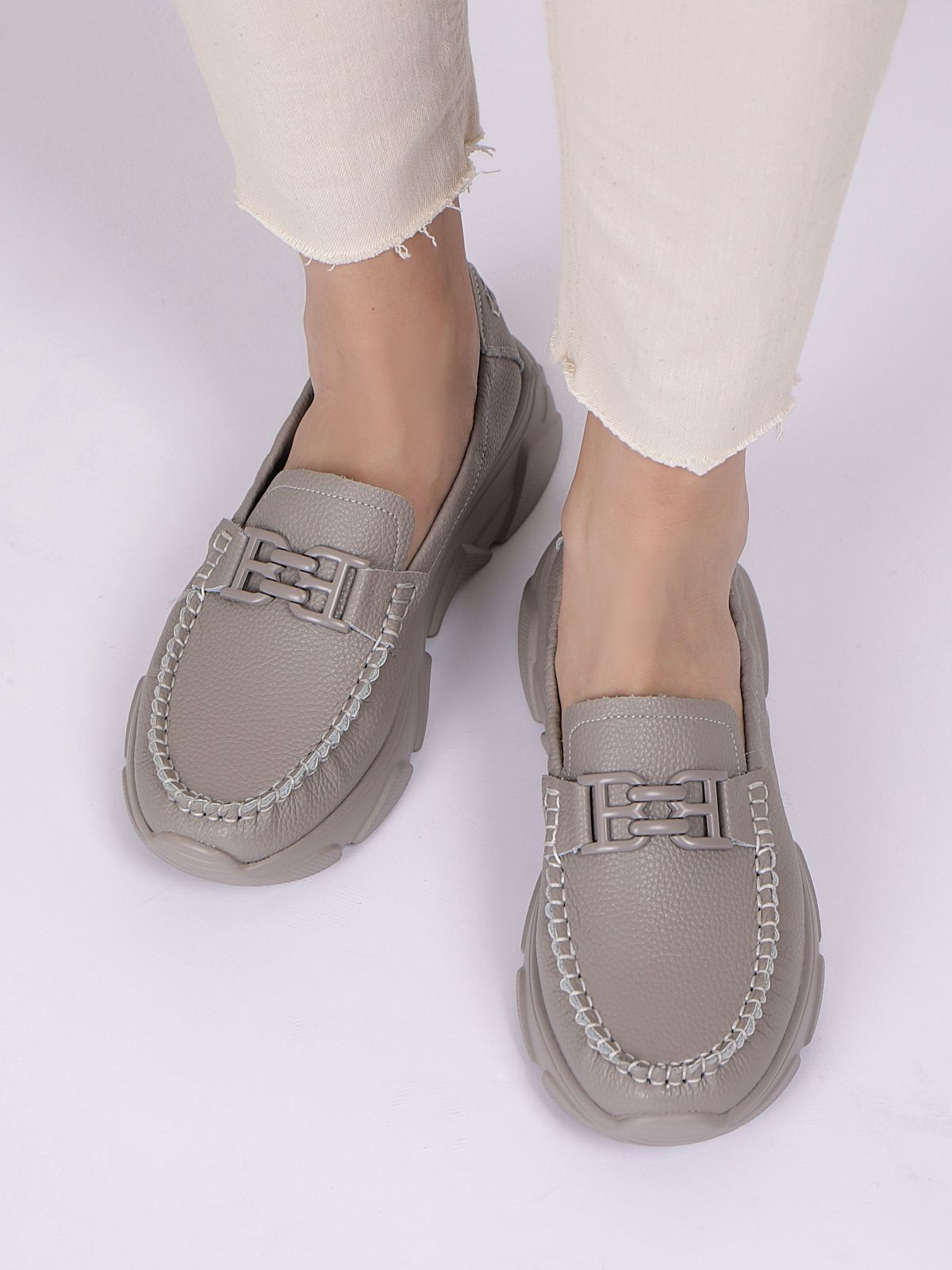 Туфли Женский Covani Натуральная кожа, размер 37 Без каблука 7 слиперы Россия Без застёжки ...