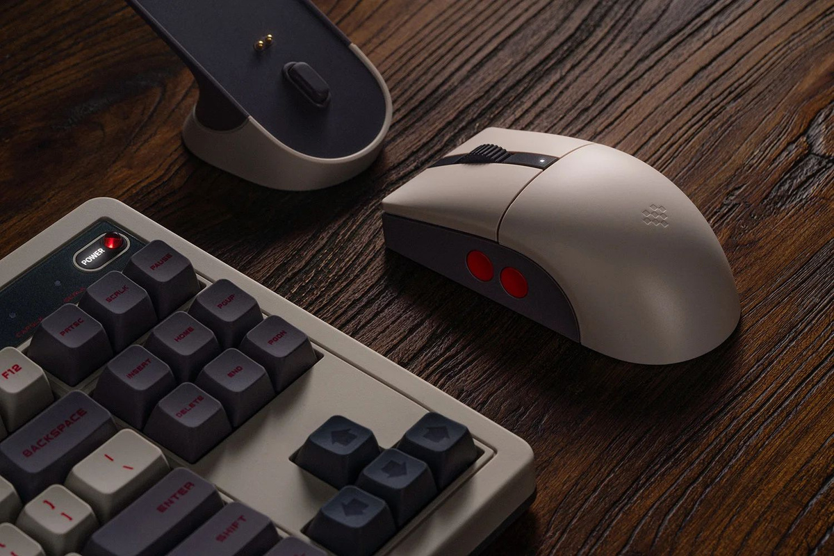 Мышь 8BitDo Retro R8 Mouse , серый купить c доставкой на OZON по низкой ...