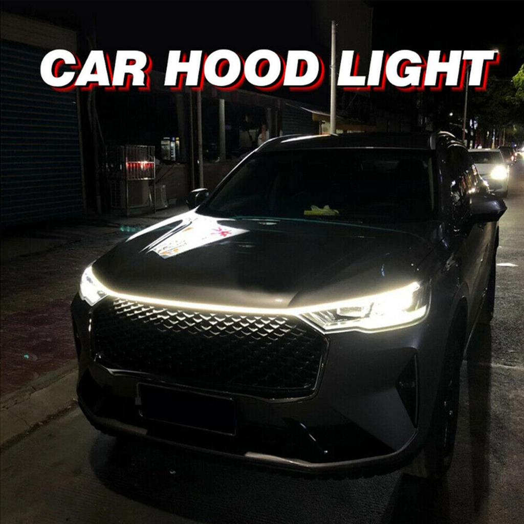 Mercedes-Benz C (W203) 05.00-06.03 - LED лента ДХО для капота 1,8 м ...