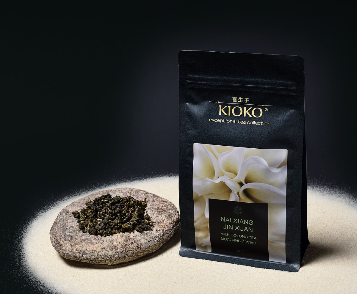Чай листовой KIOKO красный Hong Jin Luo 100 гр + Молочный улун Nai Xiang Jin Xuan 100 гр купить ...