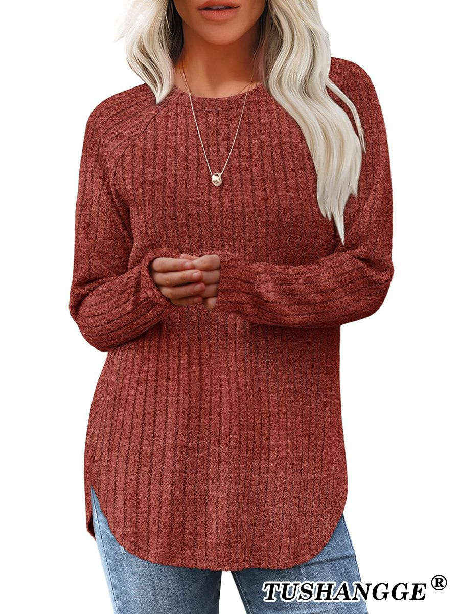 Джемпер Женский TUSHANGGE авокадо Полиэфирное волокно, размер 54, 56 Без застежки свободный ...