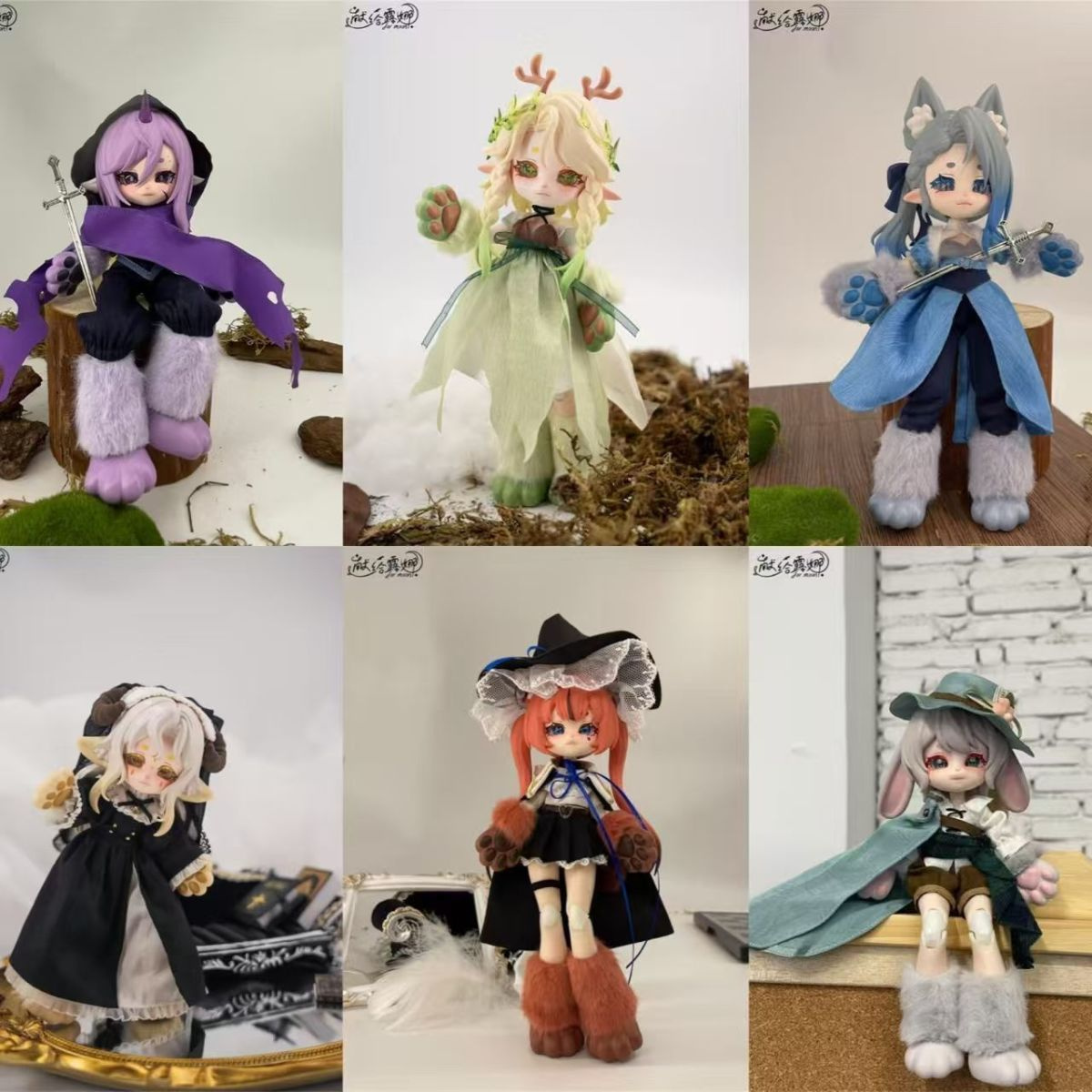 1/12 MJD BJD Кукла : Luna Blind Box Шарнирная Фигурка Для Демонстрации ...