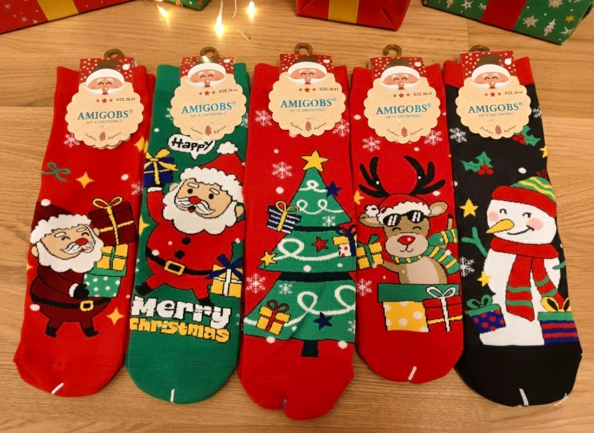 Носки Мужской, Женский AMIGOBS, размер 36, 38 Полиэстер, Спандекс Санки/Снегокаты/Тюбинги На ...