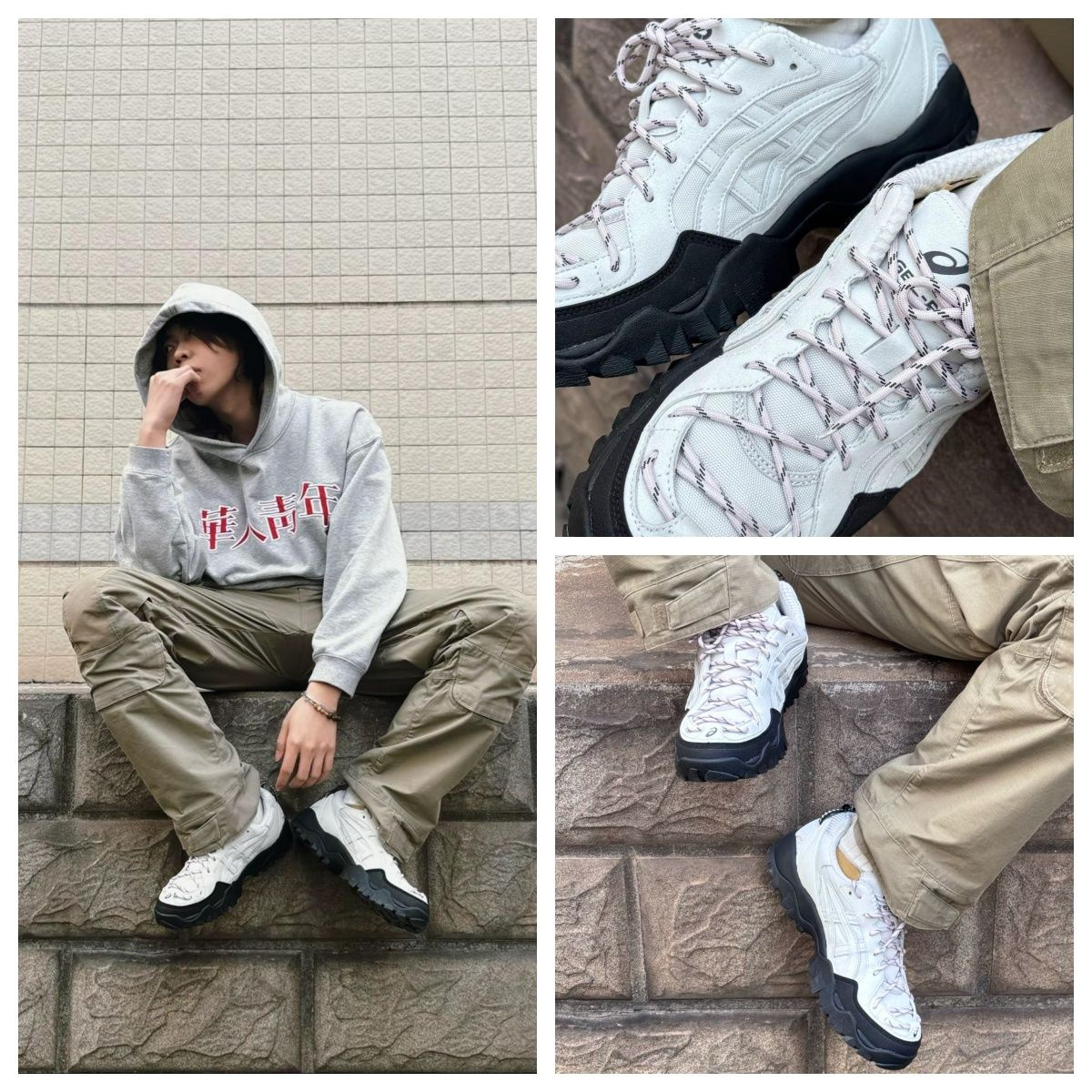 Низкая модель Женский, Мужской ASICS Натуральная кожа Туризм ...