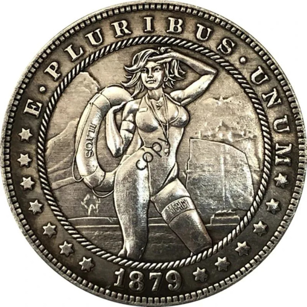 Одна.1879 Коллекция ретро - монет Моргана Красивый купальник. купить c доставкой на OZON по ...