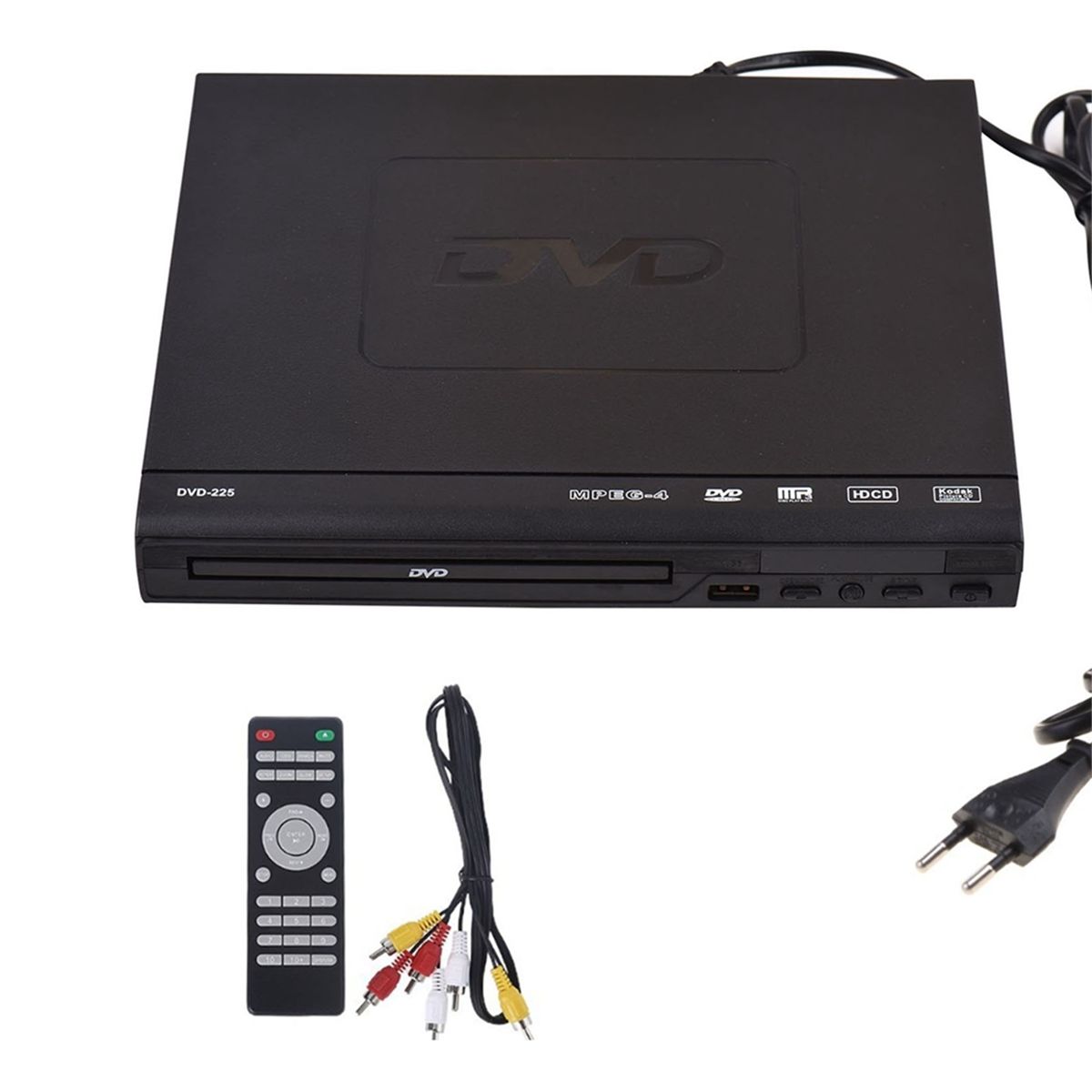 Домашний DVD-плеер DVD-225 AV-выход с пультом ДУ для телевизора DVD ...