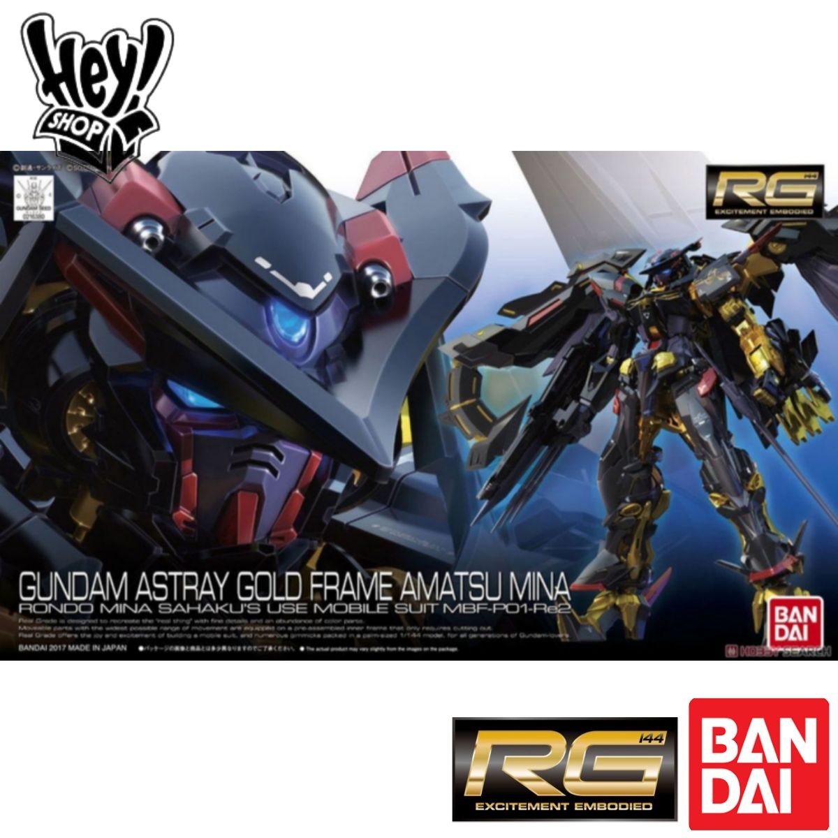 Фигурка Bandai RG24 GUNDAM ASTRAY GOLD FRAME AMATSU 1/144 купить на ...