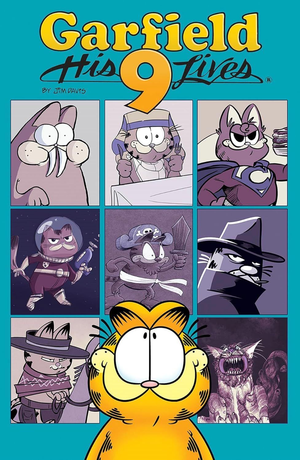 Гарфилд Цветной карикатура Garfield Vol. 1-9 English version купить на ...