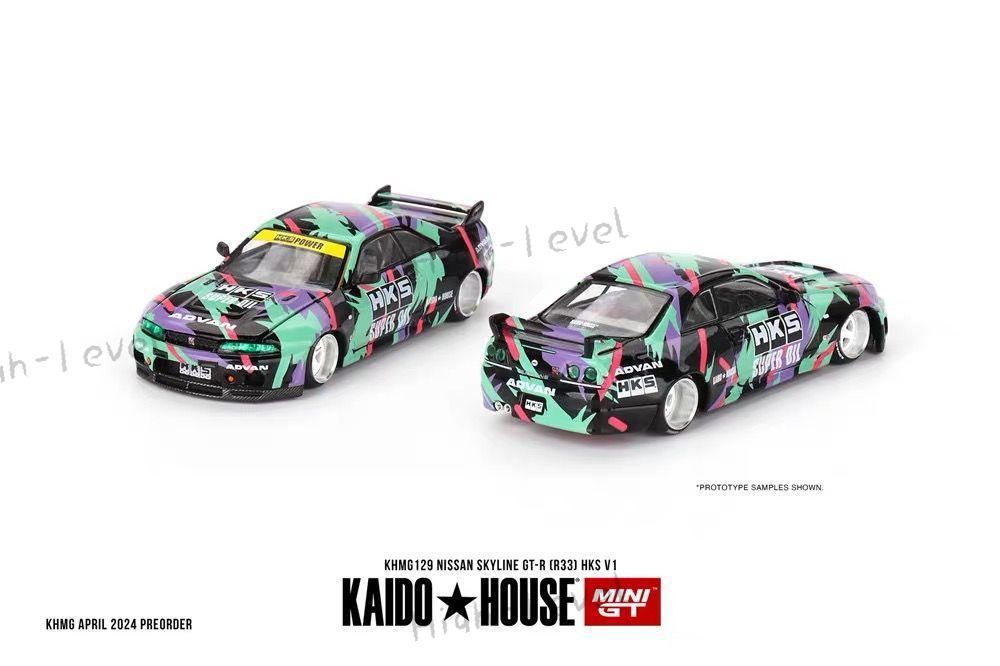(Поставляется с защитной оболочкой)Машинка KAIDO HOUSE Mini Gt 1/64 ...